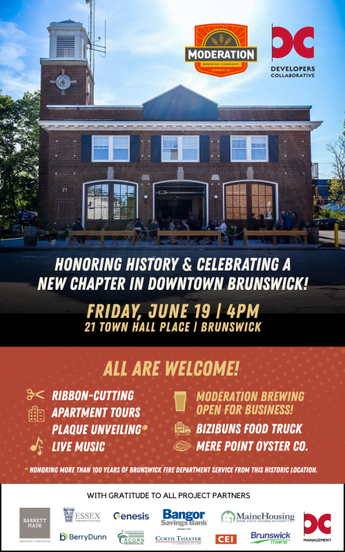 Former Brunswick fire station plaque ceremony, ribbon-cutting for mixed ...